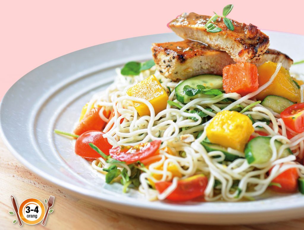 Salad Mi Cintan Ayam Bakar - Yeo's